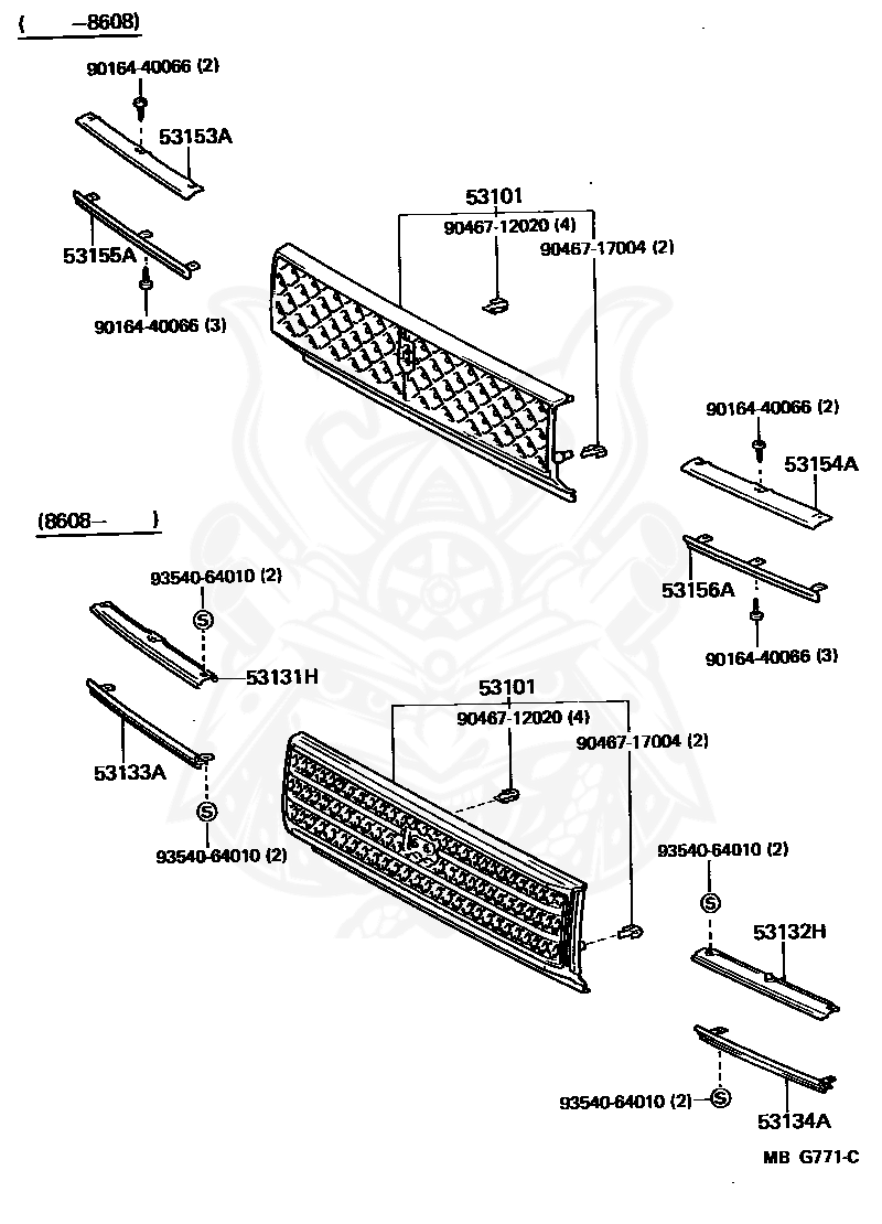 90467-12020 - Toyota - Clip - Nengun Performance