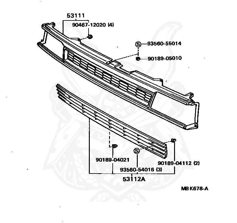 90467-12020 - Toyota - Clip - Nengun Performance