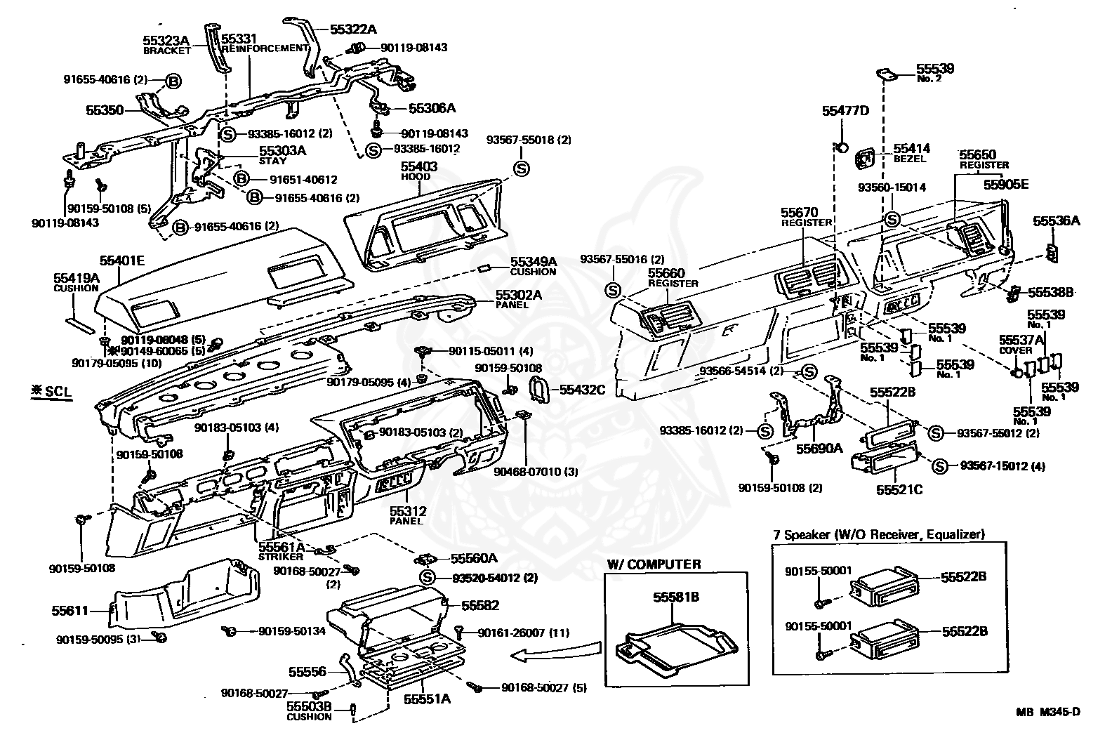 90541-03015 - Toyota - Cushion - Nengun Performance