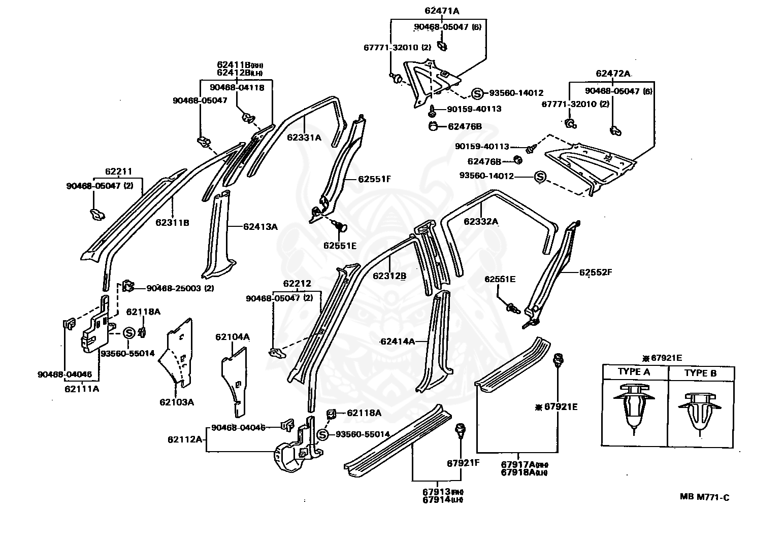 90468-04046 - Toyota - Clip - Nengun Performance