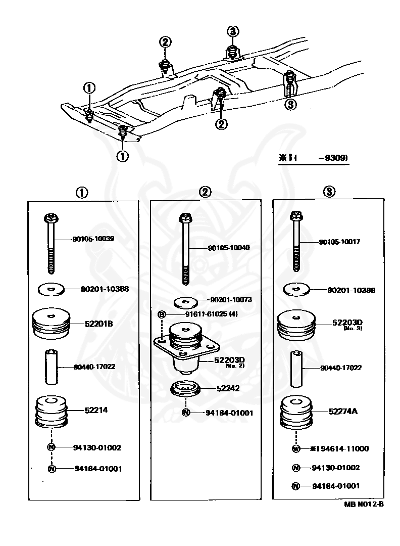 94184-01001 - Toyota - Nut - Nengun Performance