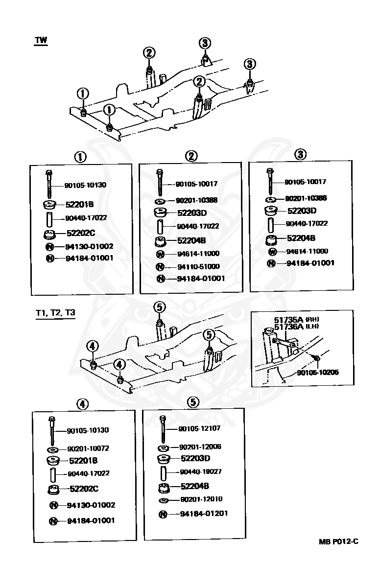 94184-01001 - Toyota - Nut - Nengun Performance