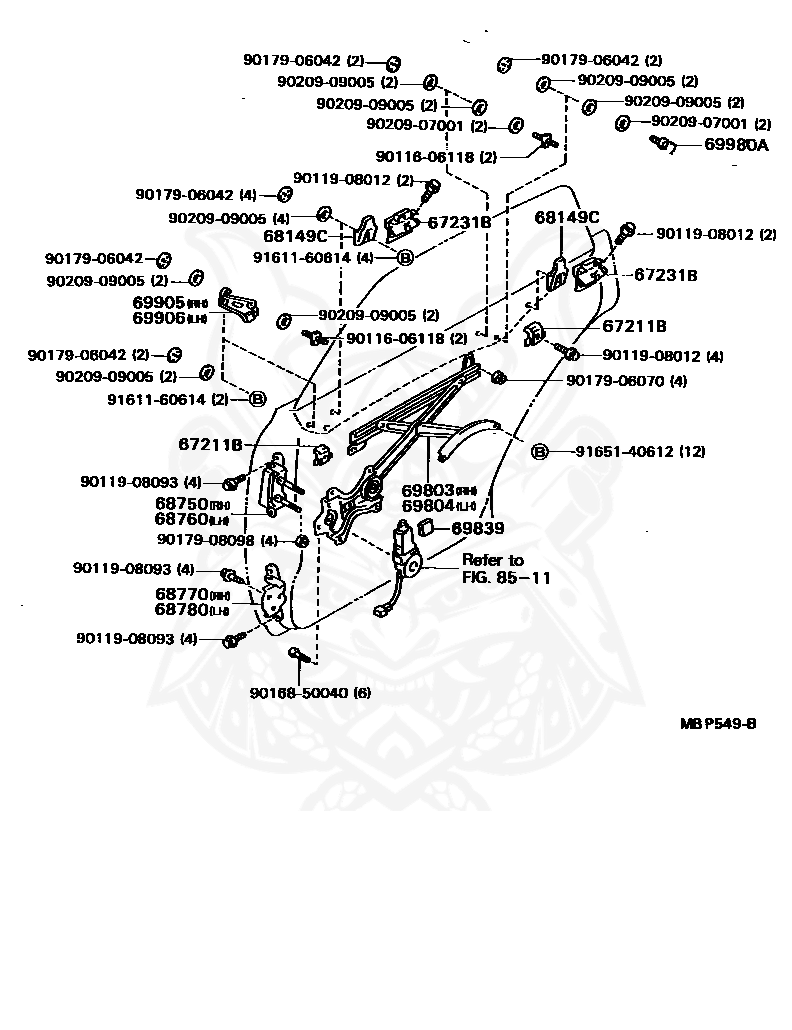 90179-06070 - Toyota - Nut - Nengun Performance
