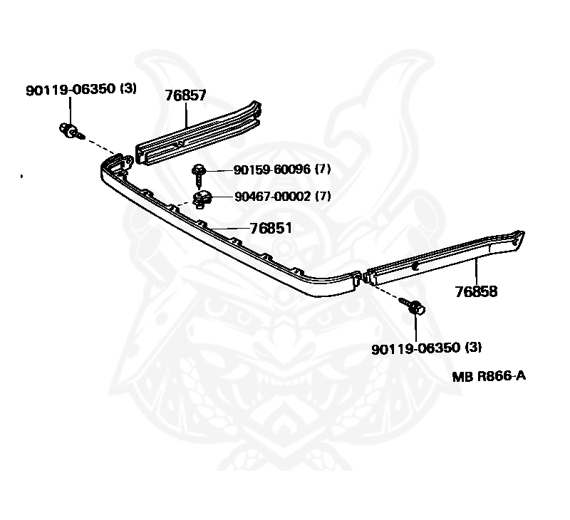 90467-00002 - Toyota - Clip - Nengun Performance