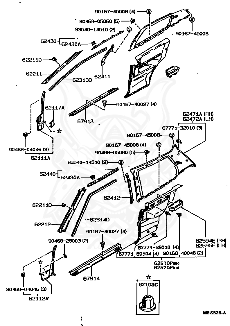 90468-04046 - Toyota - Clip - Nengun Performance