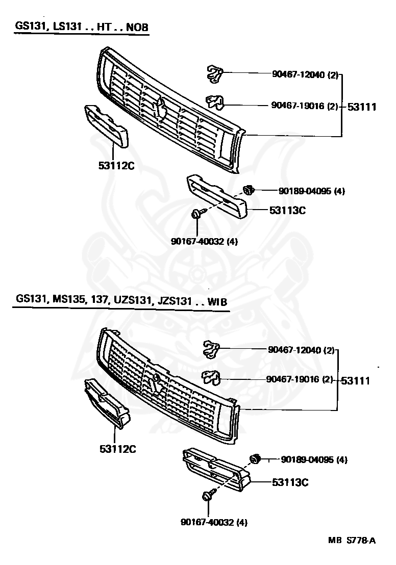 90467-12040 - Toyota - Clip - Nengun Performance