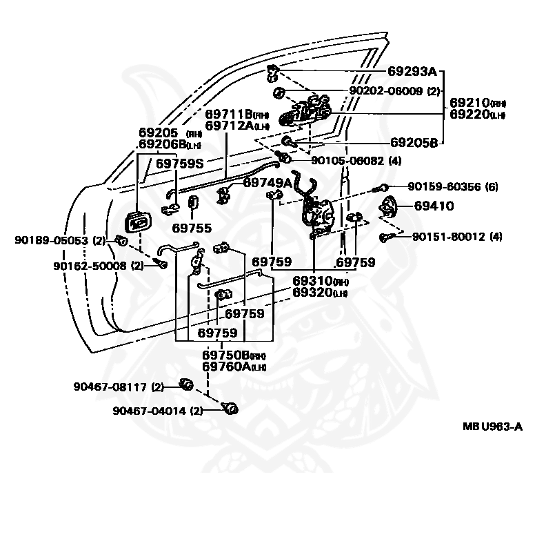 90541-04014 - Toyota - Pad - Nengun Performance