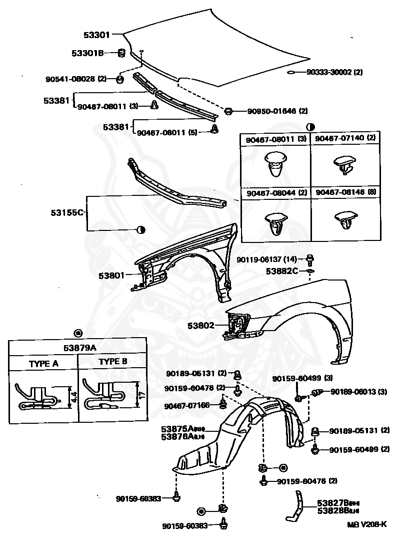 90159-60476 - Toyota - Screw - Nengun Performance
