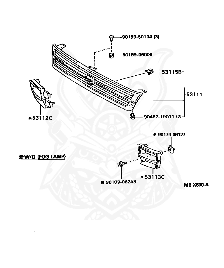90189-06006 - Toyota - Clip - Nengun Performance
