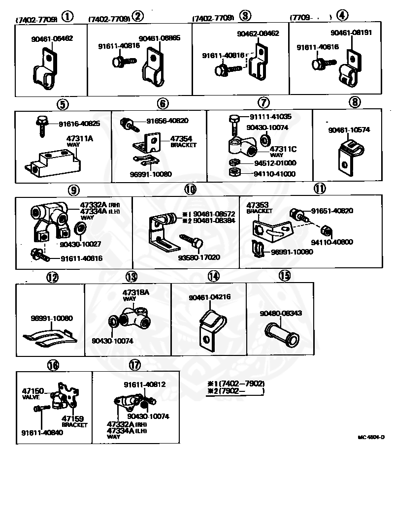 90430-10074 - Toyota - Gasket (for Master Cylinder) - Nengun Performance
