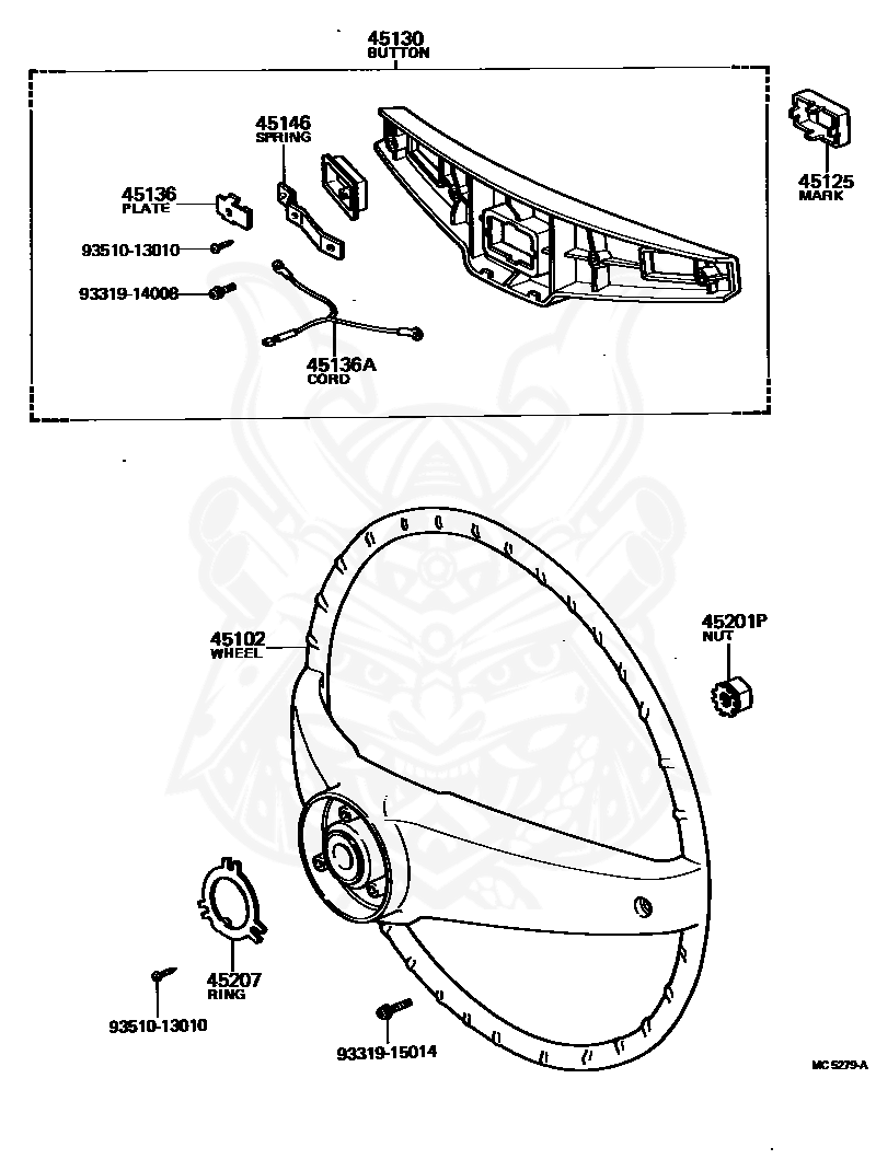45176-20030 - Toyota - Ring, Horn Contact - Nengun Performance