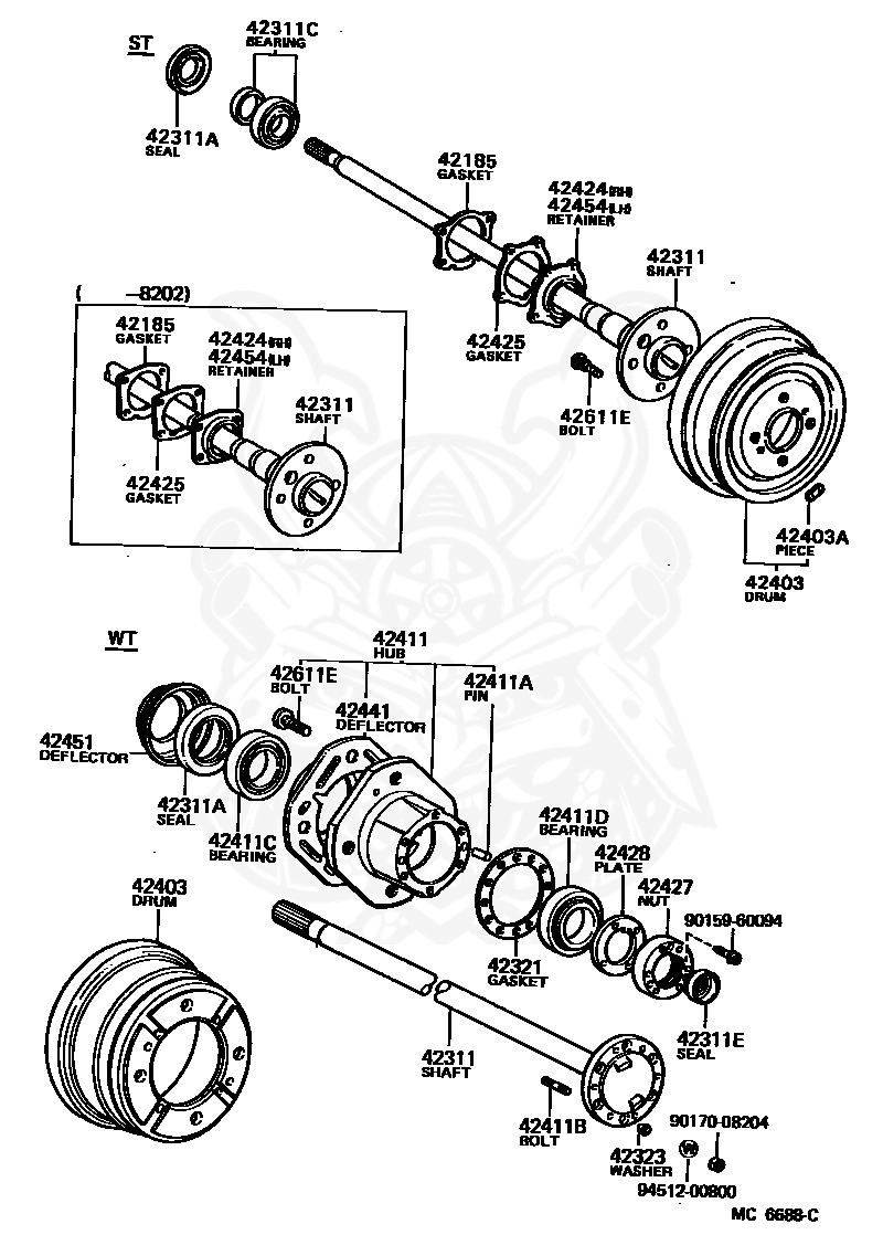 90170-08204 - Toyota - Nut - Nengun Performance