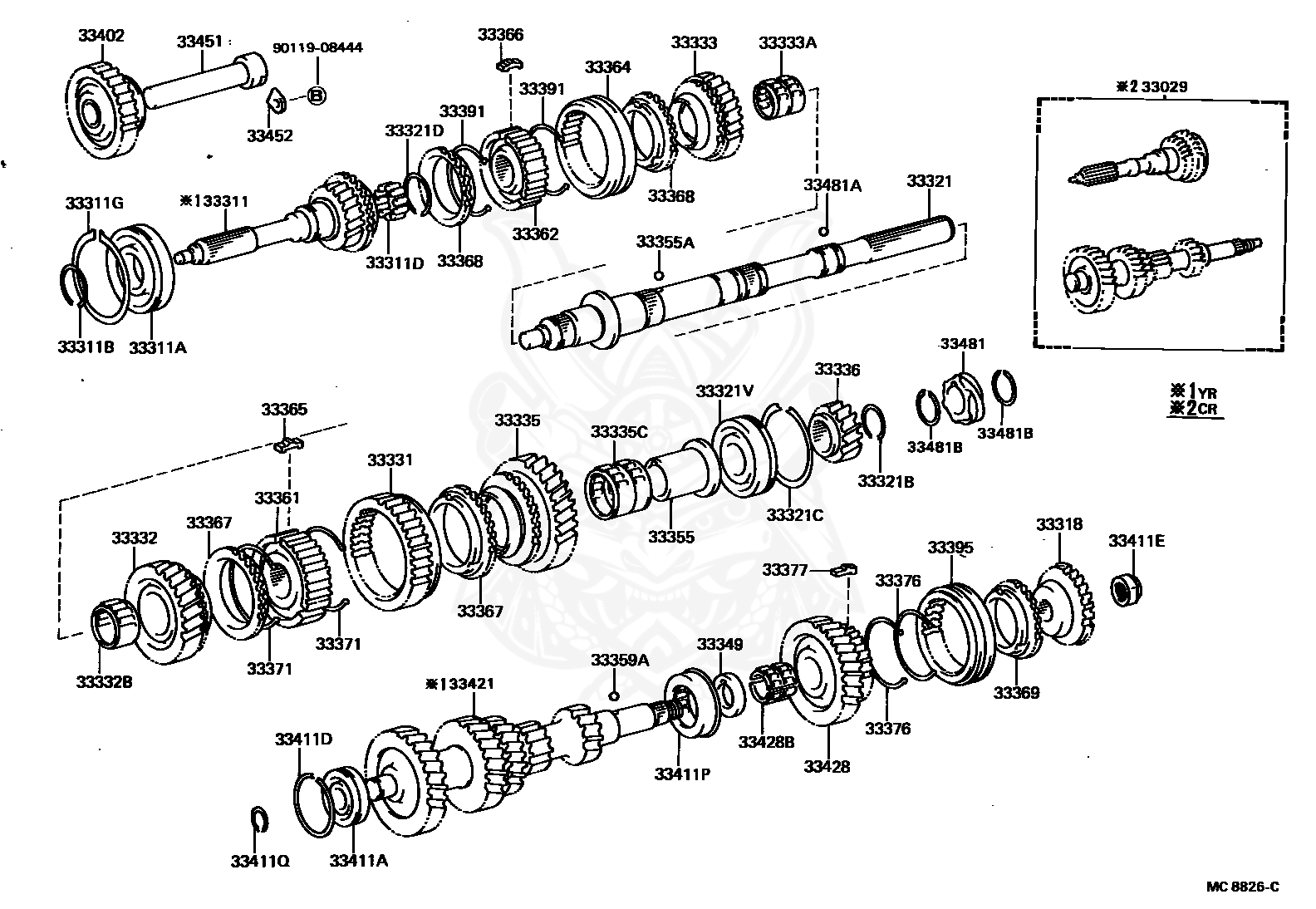 33367-14010 - Toyota - Ring, Synchronizer, No.3 - Nengun Performance