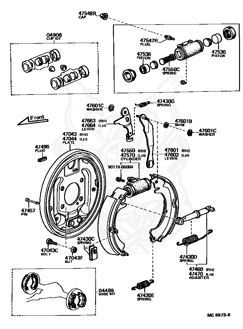 90213-06013 - Toyota - Washer, C (for Rear Brake) - Nengun Performance
