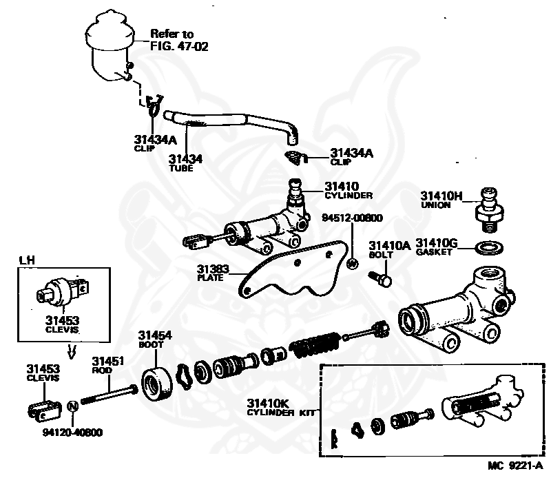 90430-16242 - Toyota - Gasket (for Pressure Feed Tube No. 2) - Nengun ...