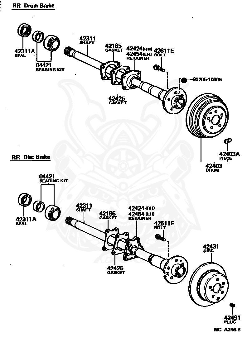 90942-02047 - Toyota - Bolt, Hub (for Rear Axle Lh) - Nengun Performance