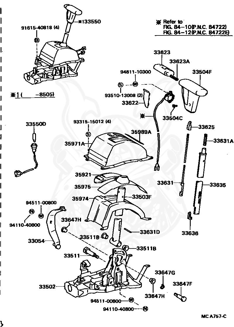 90385-11003 - Toyota - Bush (for Floor Shift Control Shaft) - Nengun ...