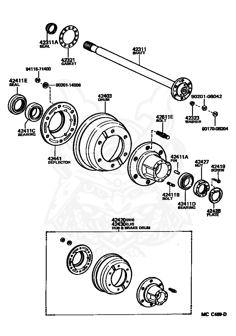 90170-08204 - Toyota - Nut - Nengun Performance
