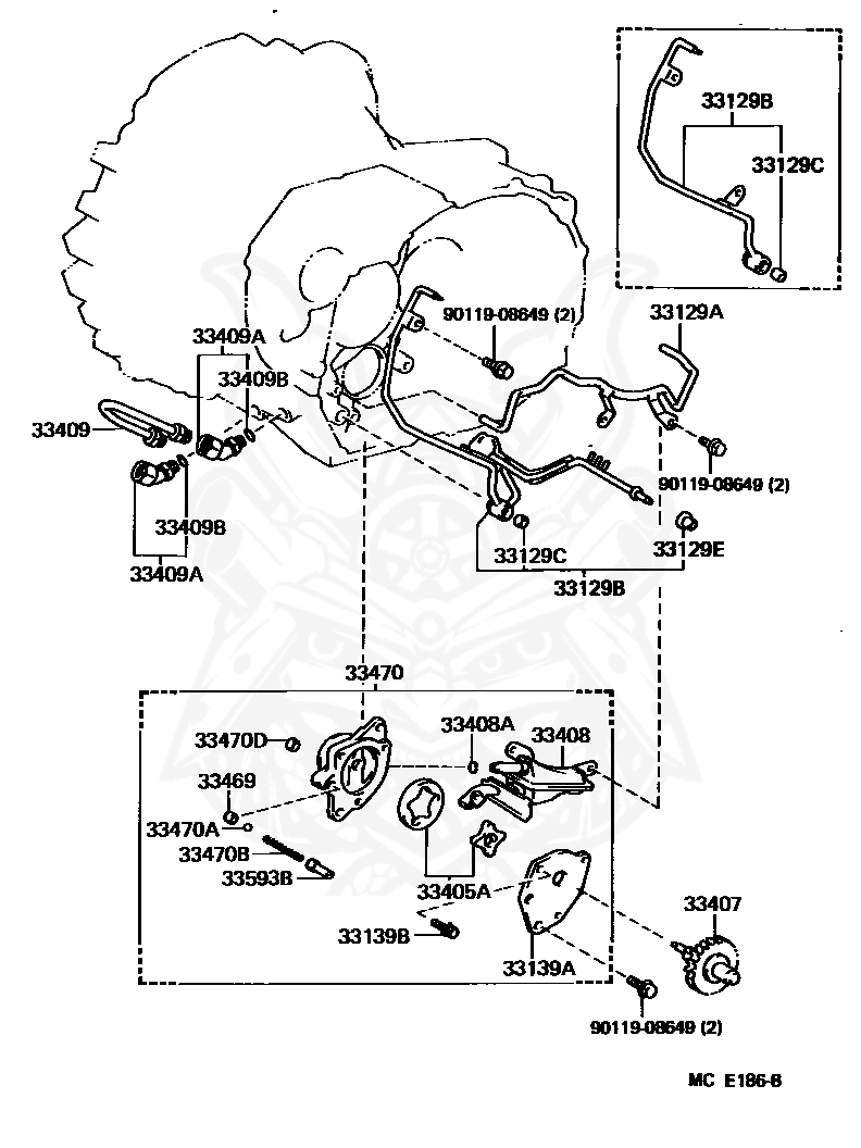 90301-11006 - Toyota - Ring, O (for Manual Transmission Oil Cooler Tube ...