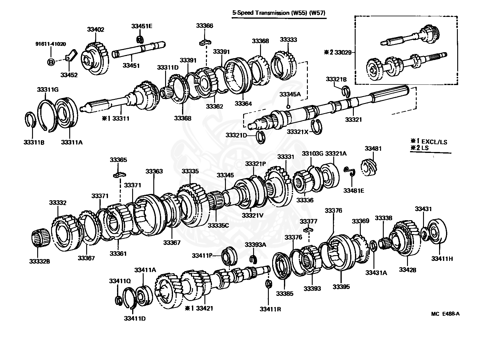 33367-14010 - Toyota - Ring, Synchronizer, No.3 - Nengun Performance