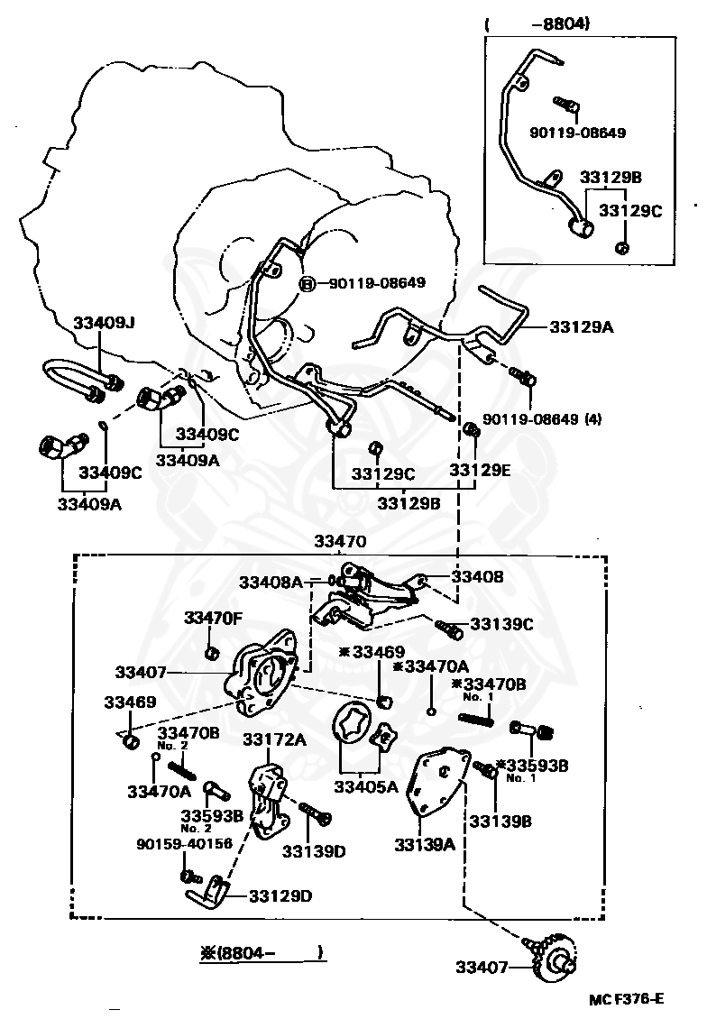 90301-11006 - Toyota - Ring, O (for Manual Transmission Oil Cooler Tube ...