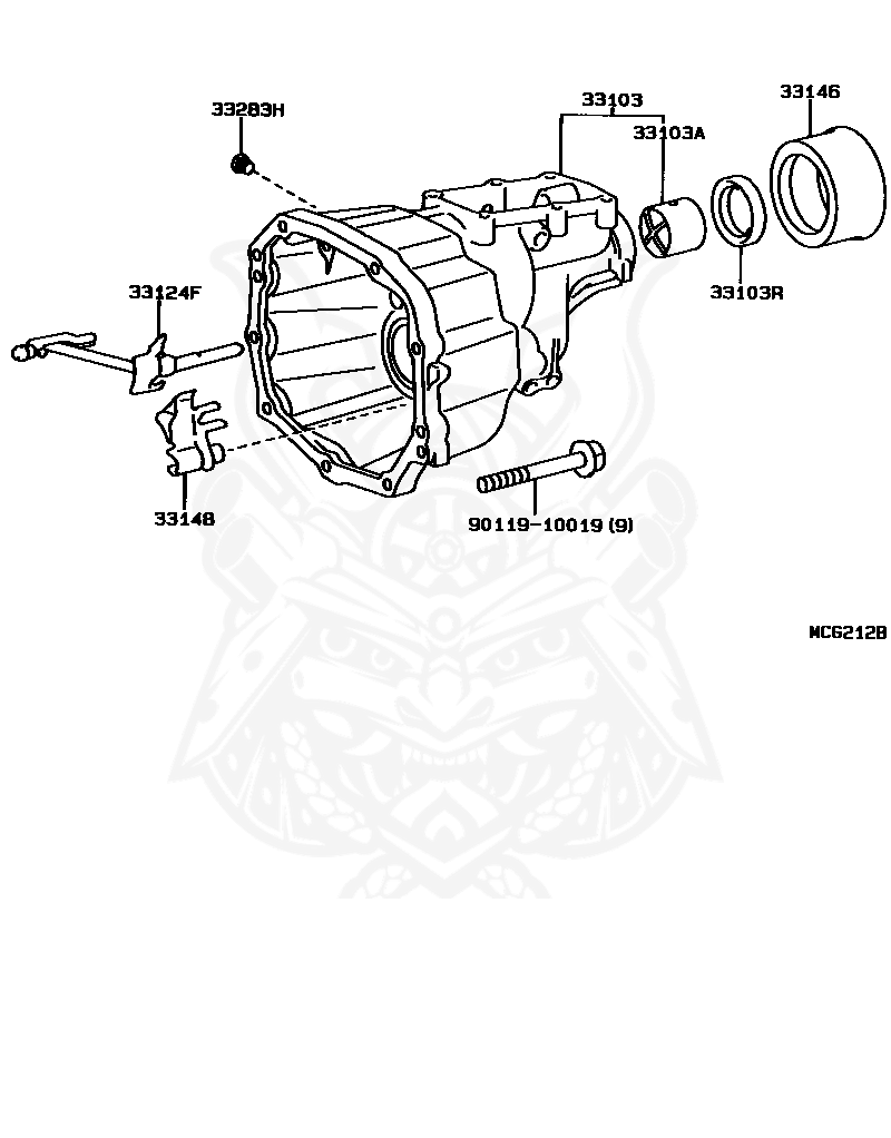 90311-38032 - Toyota - Seal, Type T Oil (for Transfer Extension Housing ...