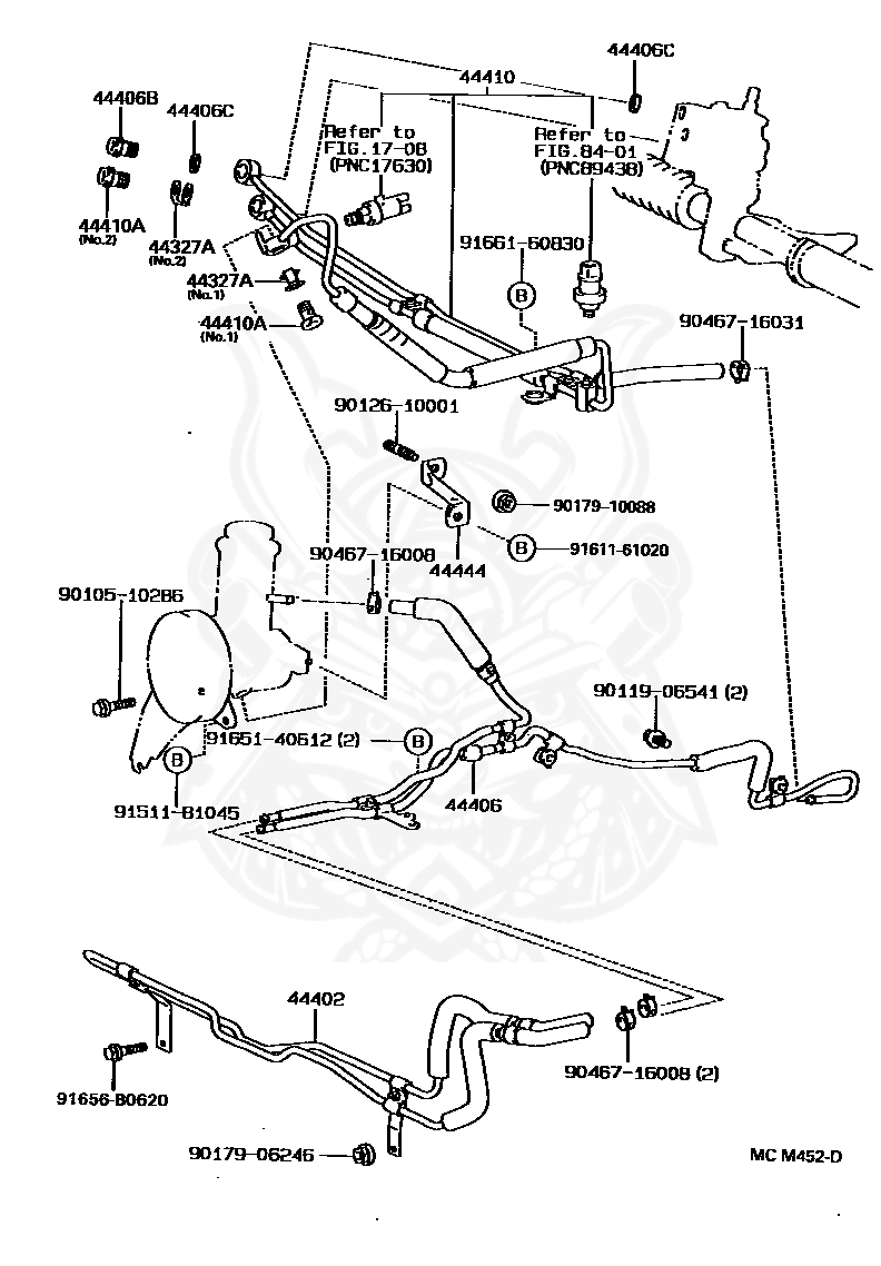 44327-30040 - Toyota - Gasket, Pressure Port, No.1 - Nengun Performance
