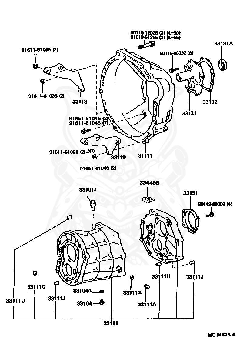 90311-30014 - Toyota - Seal, Oil (for Transmission Front Bearing ...