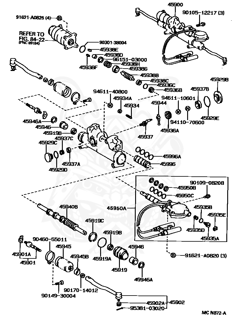 90170-14012 - Toyota - Nut (for Strut Rod) - Nengun Performance