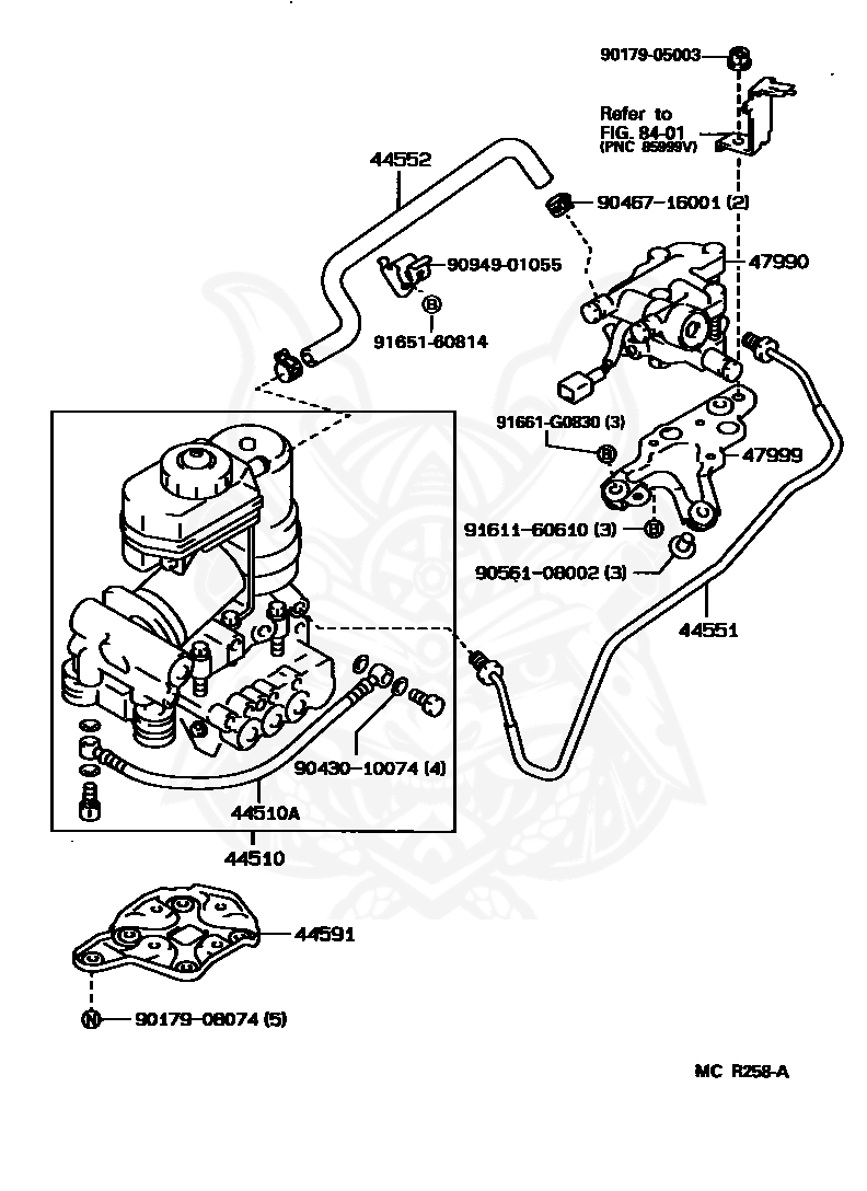 90430-10074 - Toyota - Gasket (for Master Cylinder) - Nengun Performance