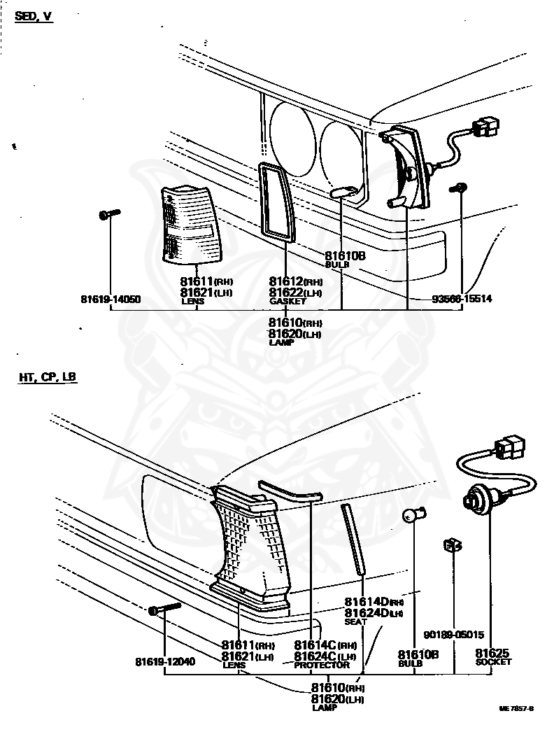 99132-12050 - Toyota - Bulb (for Clearance Lamp) - Nengun Performance