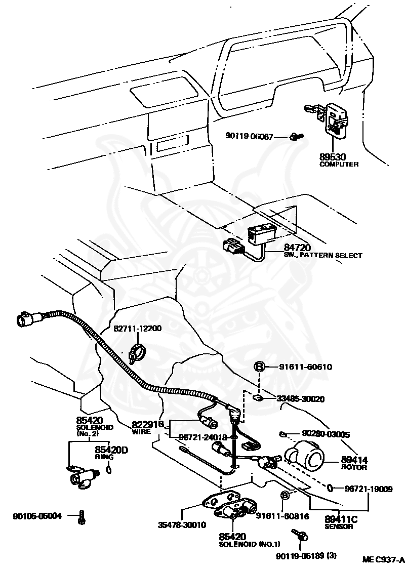 90301-06004 - Toyota - O-Ring (for Transmission Solenoid) - Nengun ...
