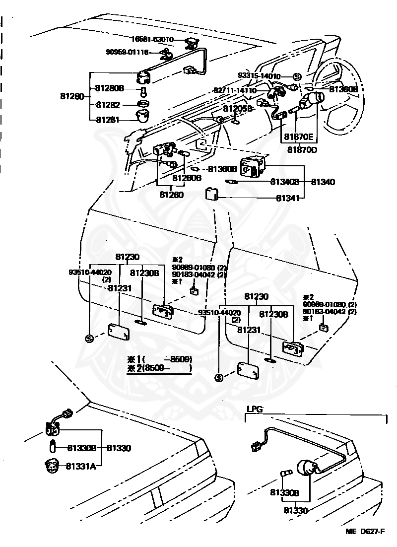90981-11014 - Toyota - Bulb, Ash Receptacle Lamp - Nengun Performance