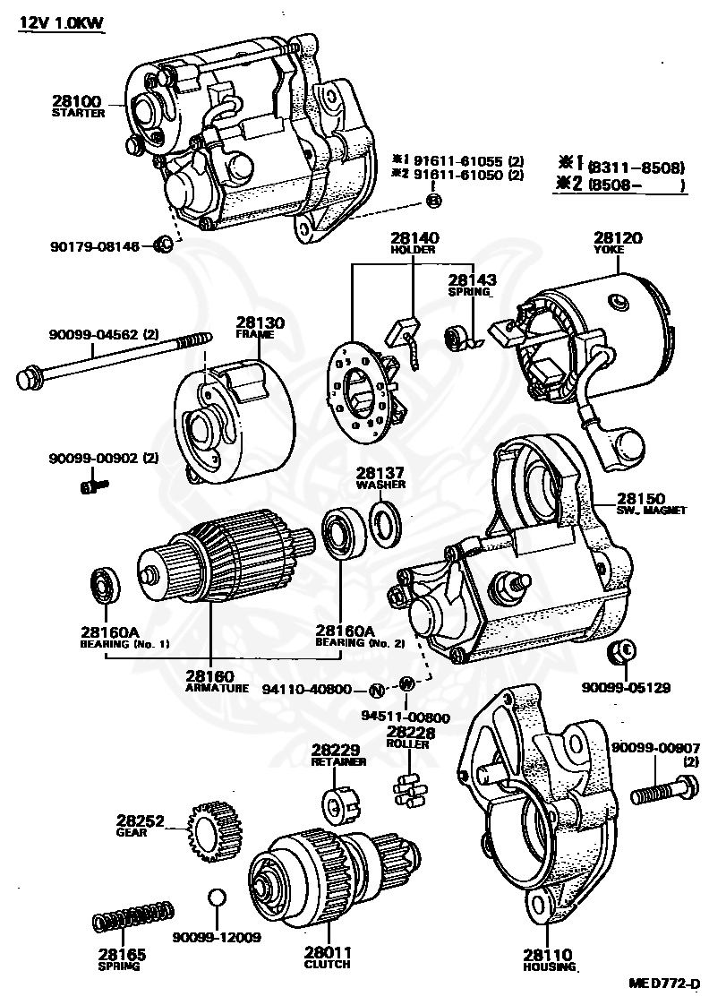 28100-72010 - Toyota - Starter Assy - Nengun Performance
