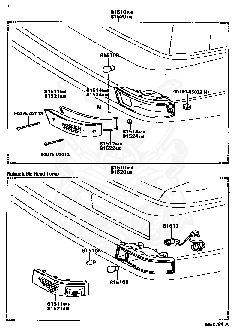 99132-11210 - Toyota - Bulb (for Front Turn Signal Lamp) - Nengun ...