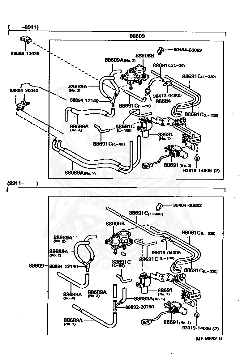 90999-92002 - Toyota - Hose - Nengun Performance