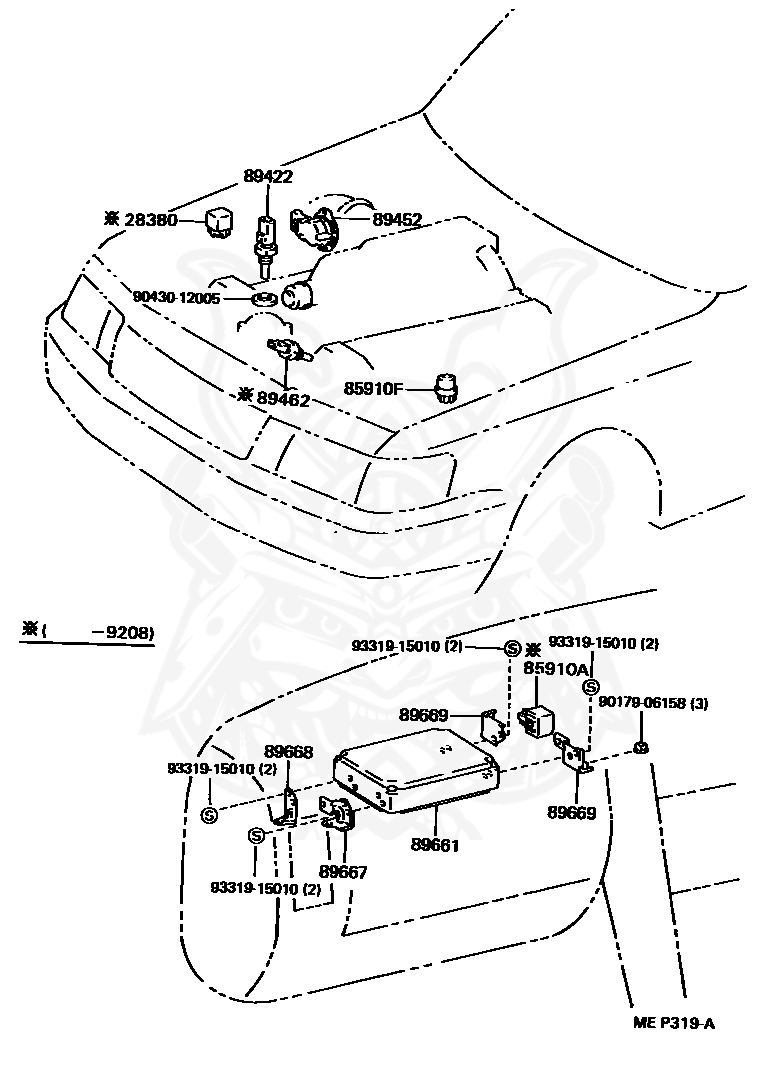 90430-12005 - Toyota - Gasket (for Fuel Pipe) - Nengun Performance
