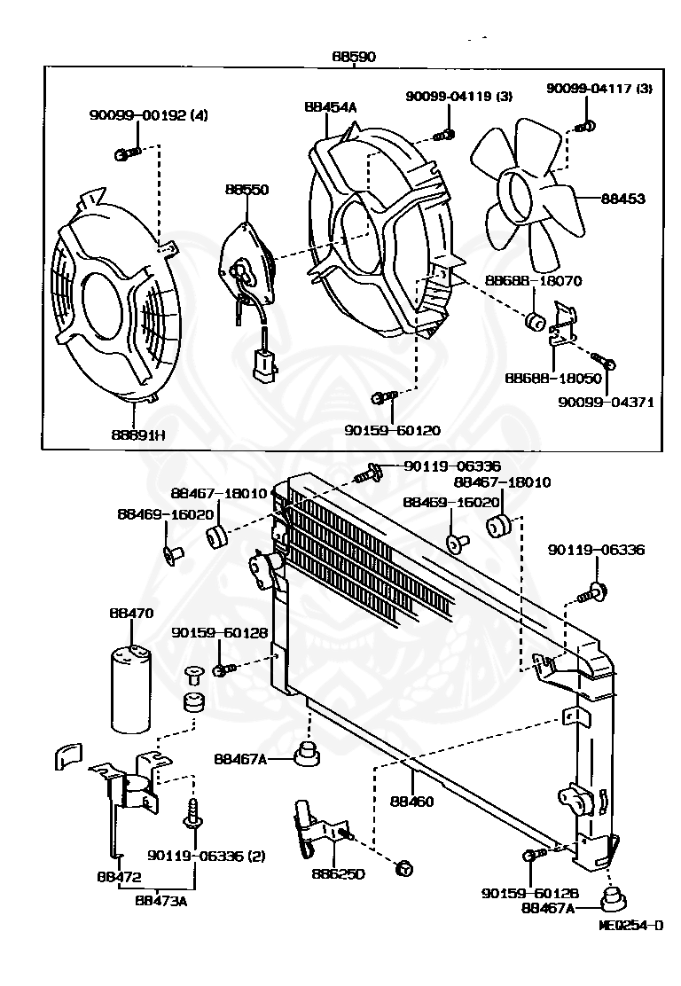 88471-16040 - Toyota - Tank, Receiver Air Conditioner - Nengun Performance