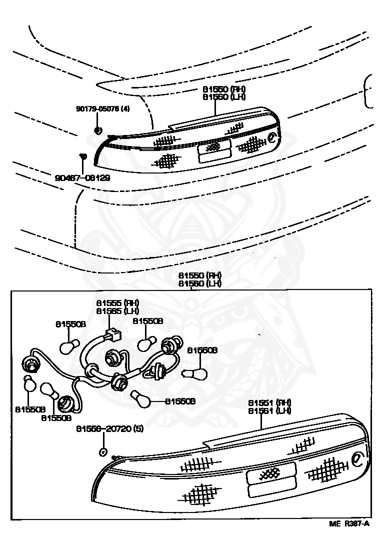 99132-11210 - Toyota - Bulb (for Front Turn Signal Lamp) - Nengun ...