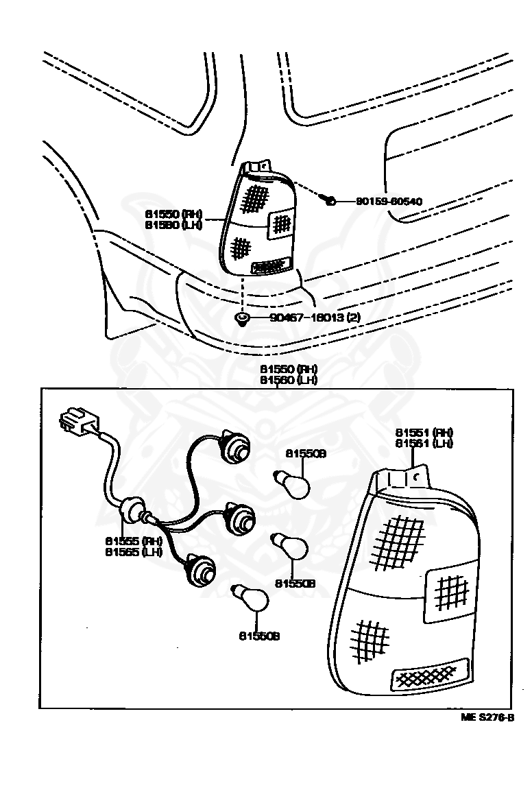 99132-11210 - Toyota - Bulb (for Front Turn Signal Lamp) - Nengun ...