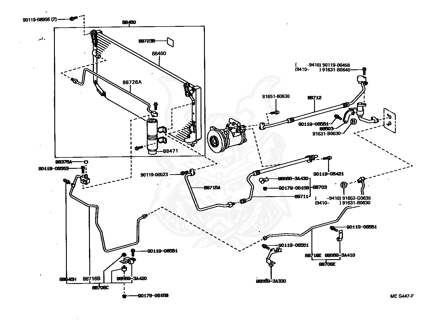 88375-30280 - Toyota - Cap, Service Valve (for Cooler Pipe) - Nengun ...