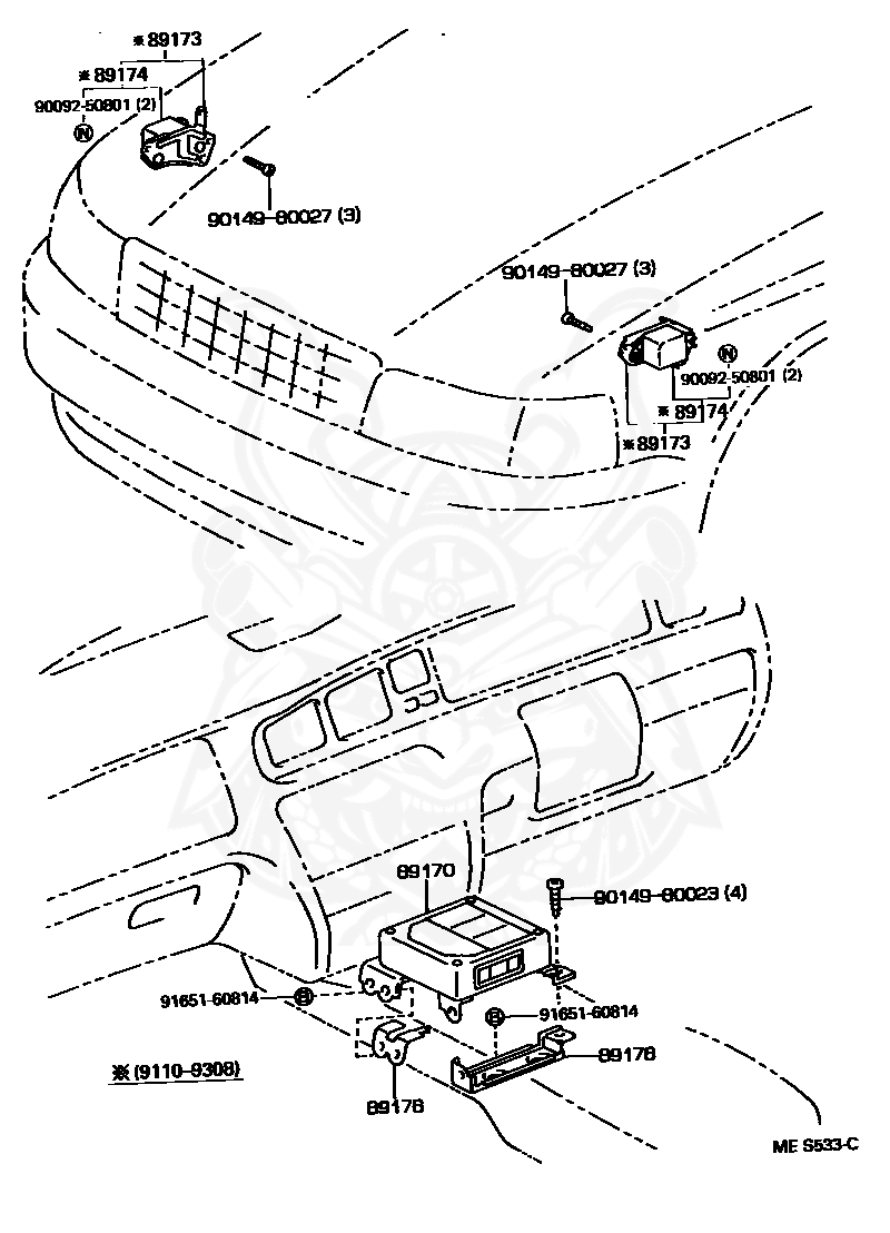 90149-80023 - Toyota - Bolt - Nengun Performance