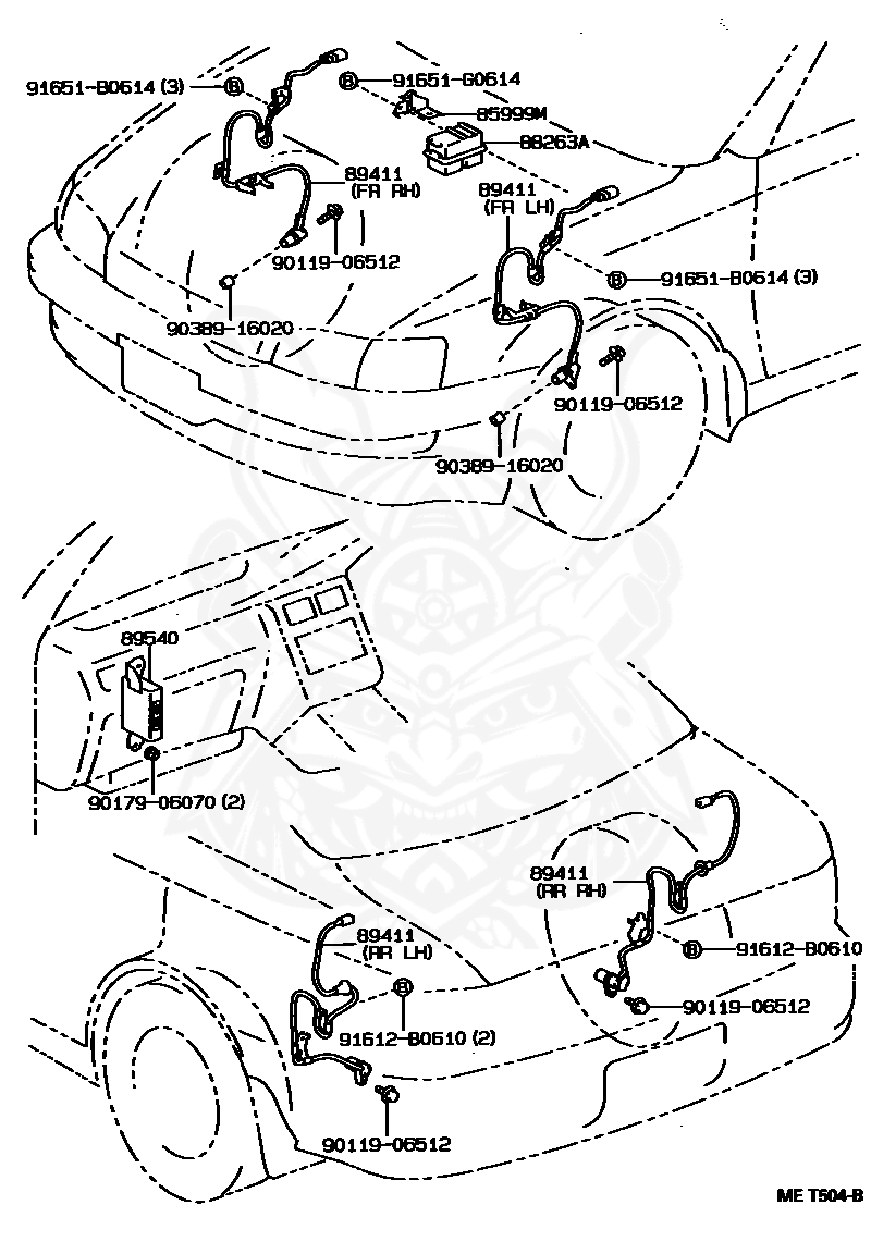 90179-06070 - Toyota - Nut - Nengun Performance