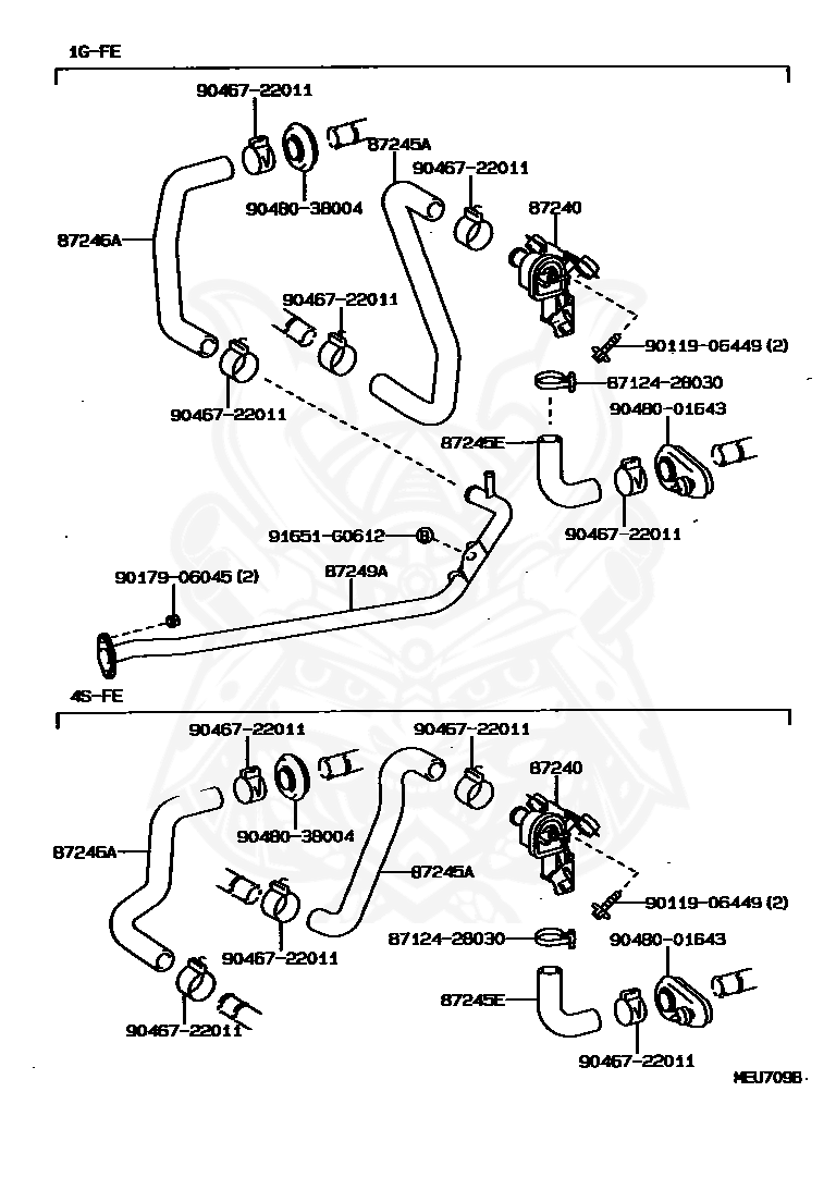 90467-22011 - Toyota - Clamp - Nengun Performance