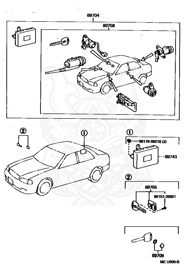 90179-06216 - Toyota - Nut - Nengun Performance