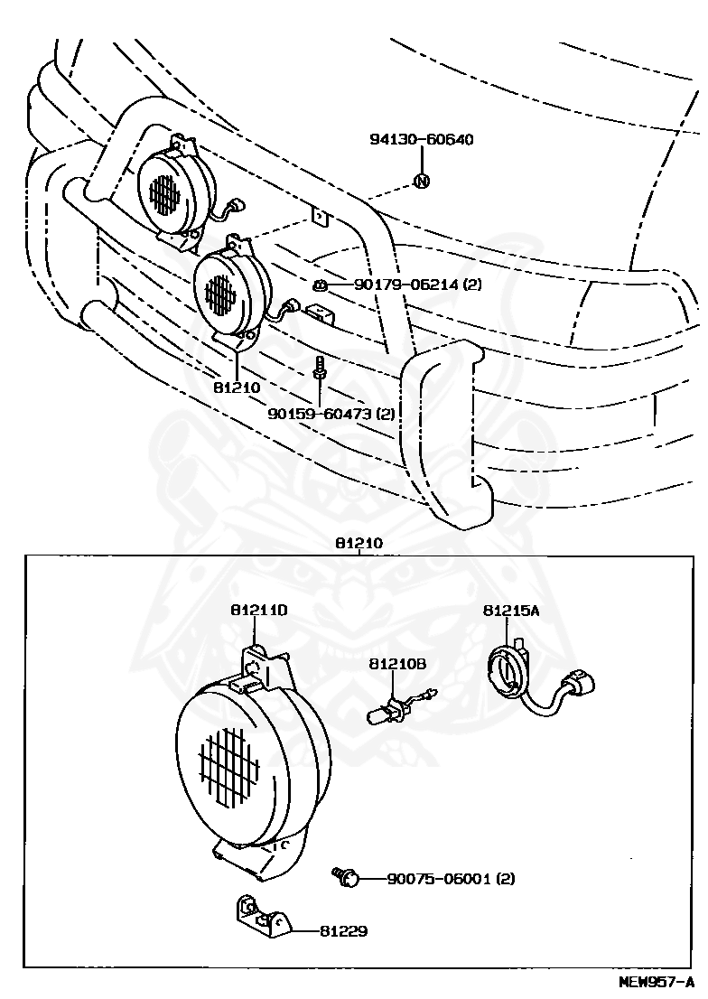 90981-13071 - Toyota - Bulb, Fog Lamp - Nengun Performance