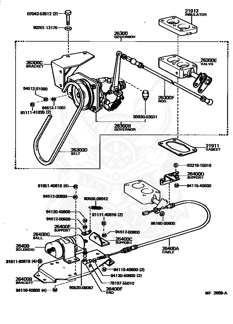 90930-03031 - Toyota - Plug, Breather (for Rear Axle Housing) - Nengun ...