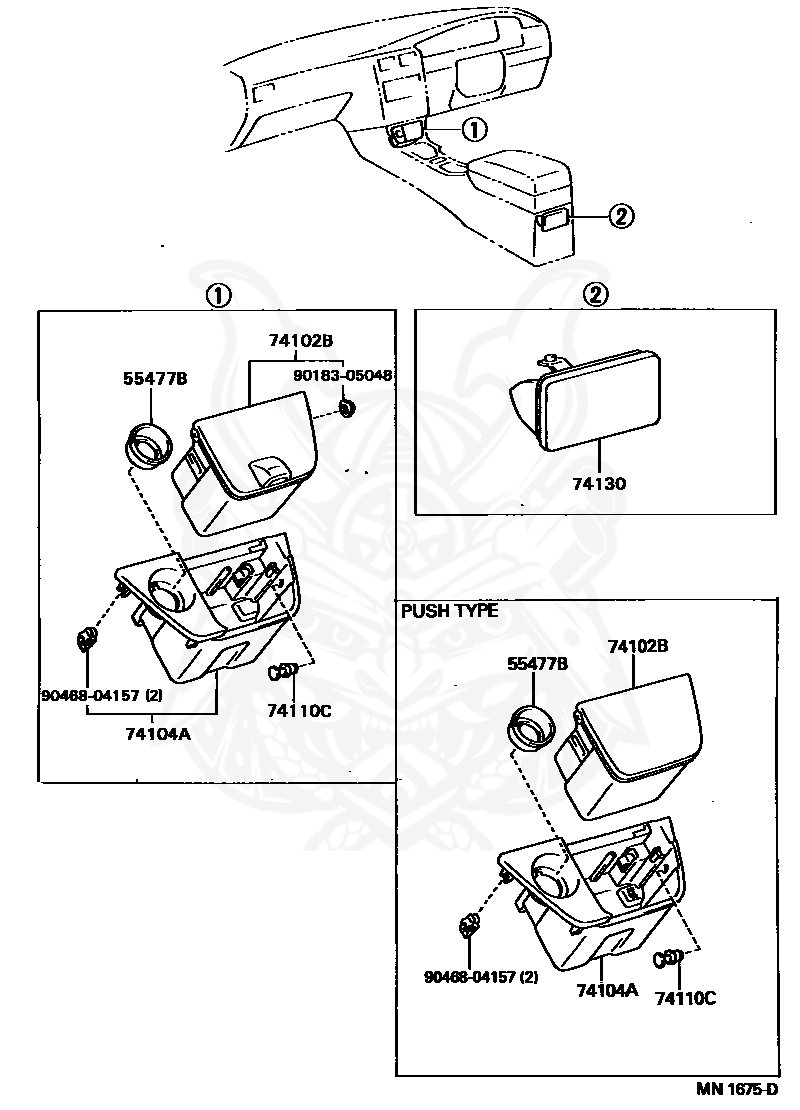 90468-04157 - Toyota - Clip - Nengun Performance