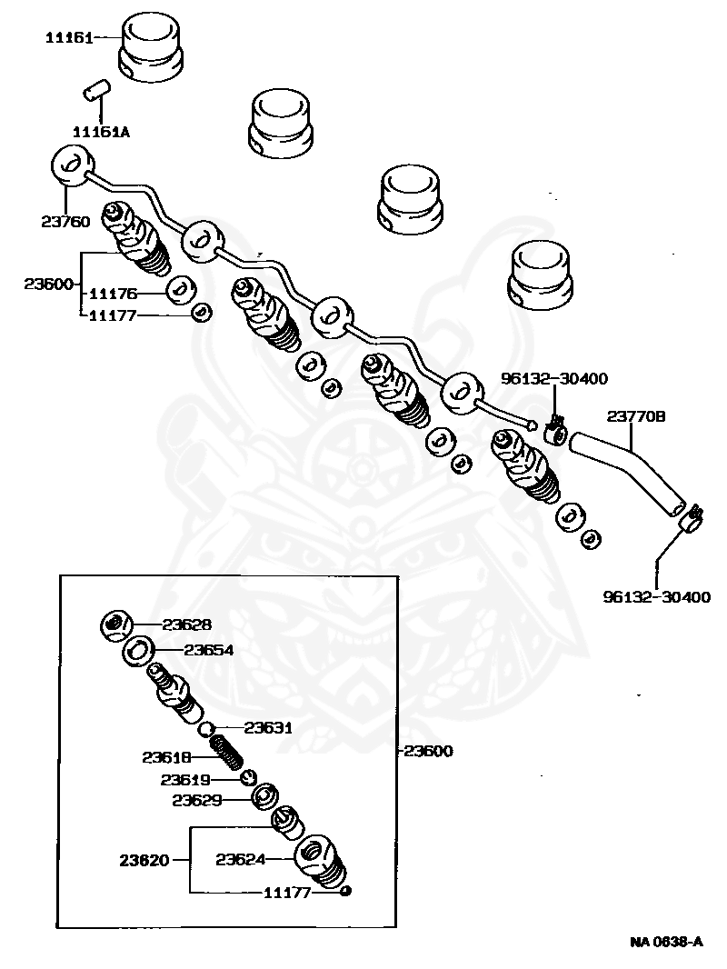 11176-64010 - Toyota - Seat, Injection Nozzle - Nengun Performance