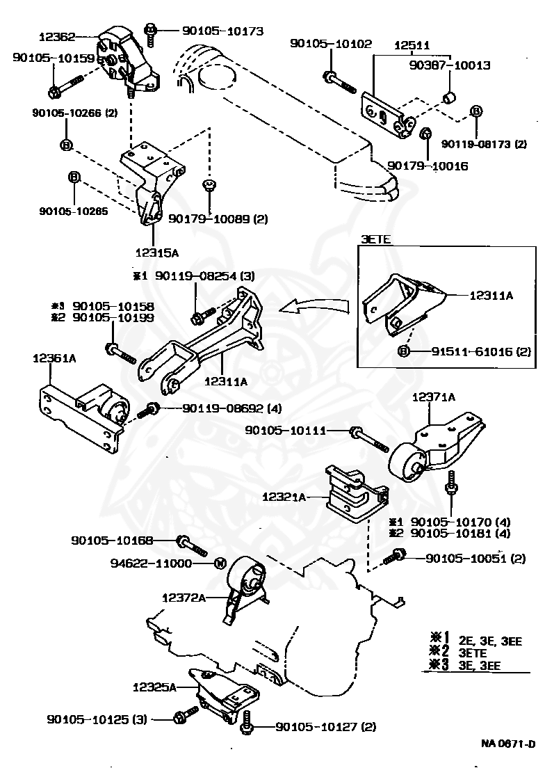 90179-10016 - Toyota - Nut - Nengun Performance